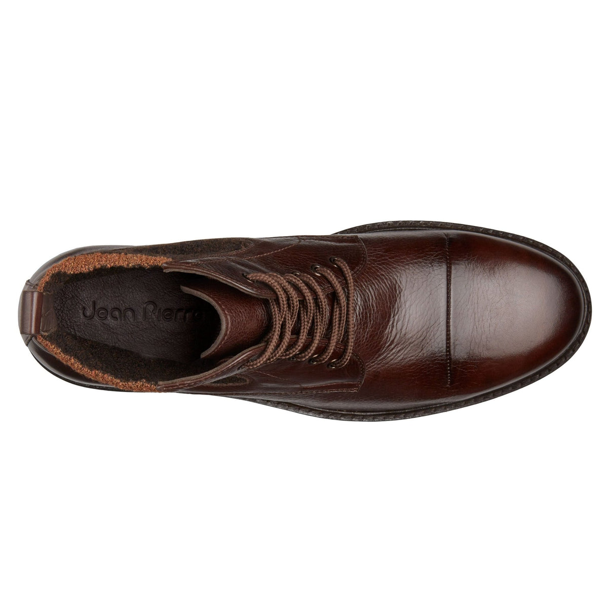 Botines de piel con agujetas, y elásticos laterales para hombre – Jean ...