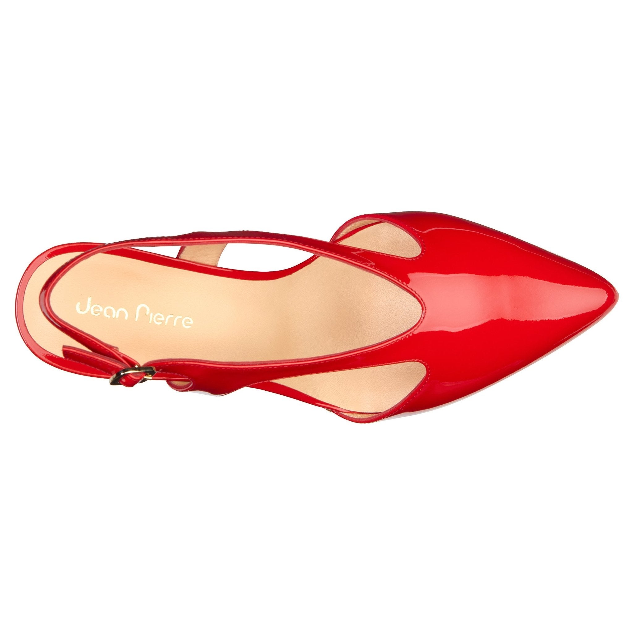 Tacones stilettos metálicos para dama con correa ajustable y acabado e ...